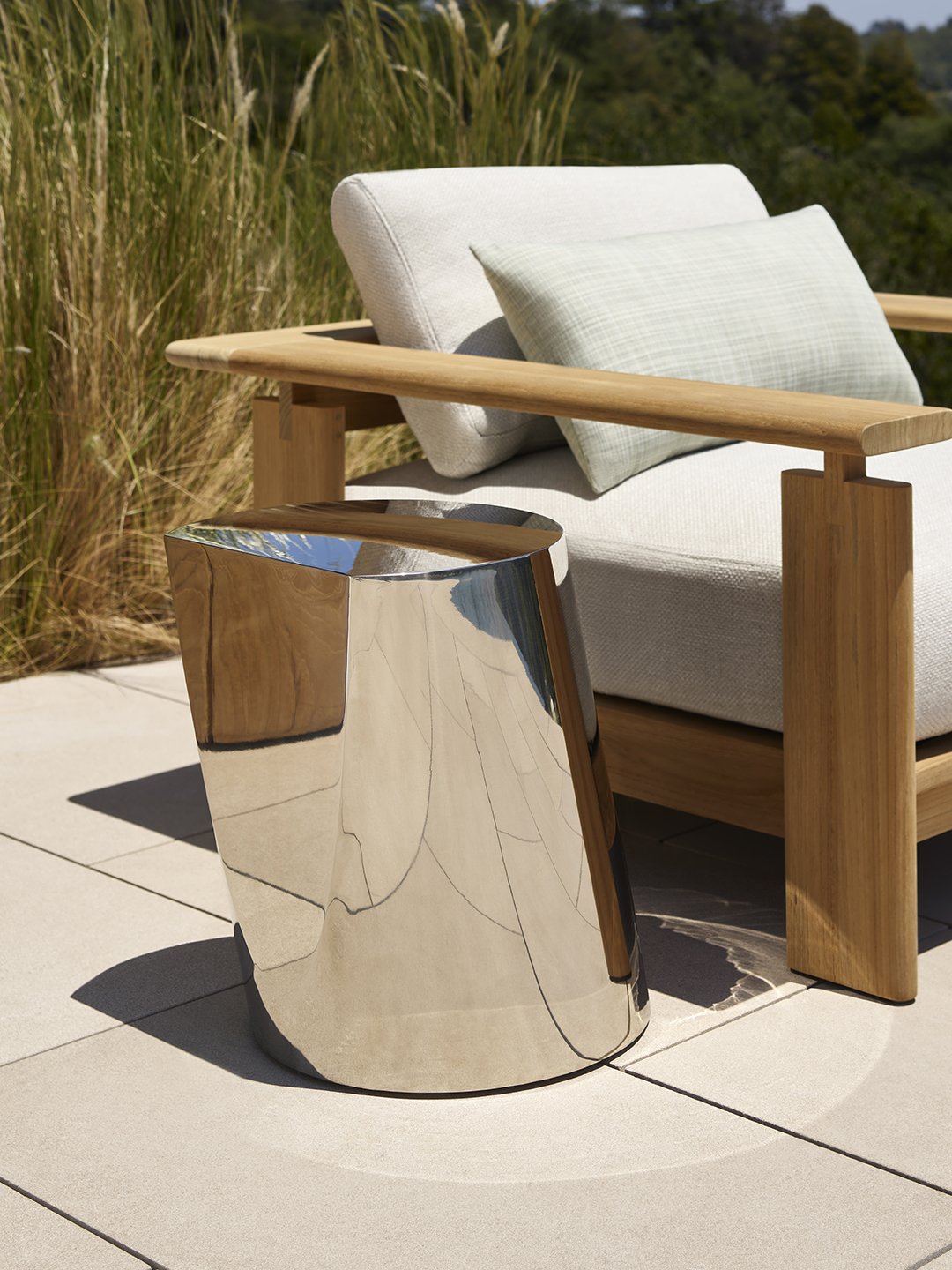 Gulassa 316 Stainless Steel Koi Table | Sutherland Furniture