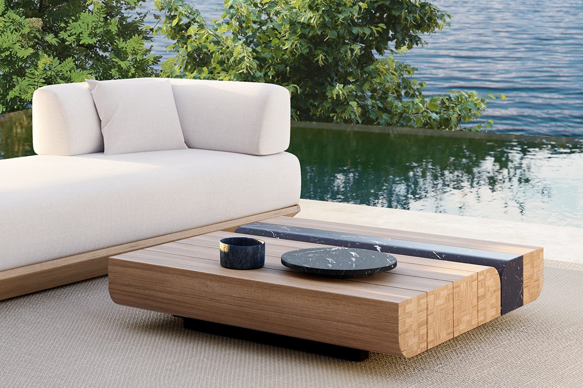 Archer Coffee Table With GFRC | Sutherland Furniture