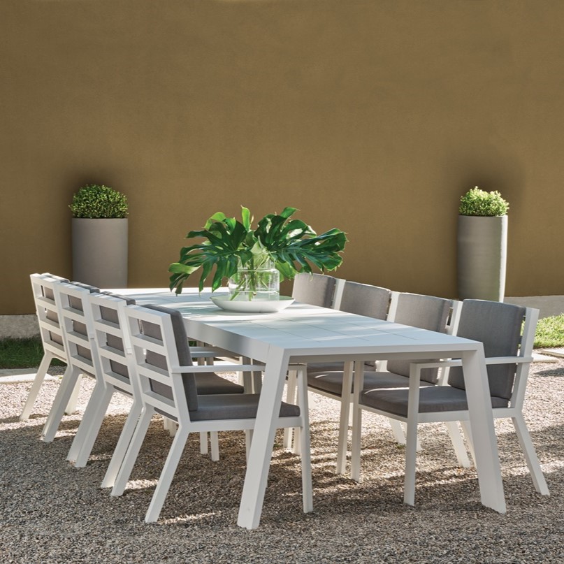 Viking 128" Rectangular Dining Table | Perennials and Sutherland